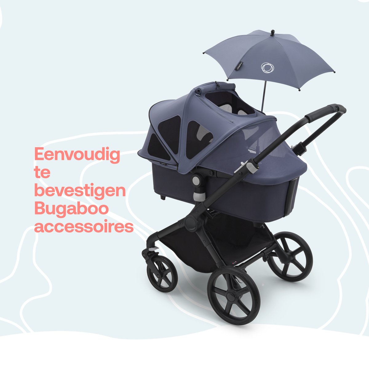 Bugaboo Fox Cub - Poussette Tout-Terrain avec Nacelle et Siège, Pliable ...