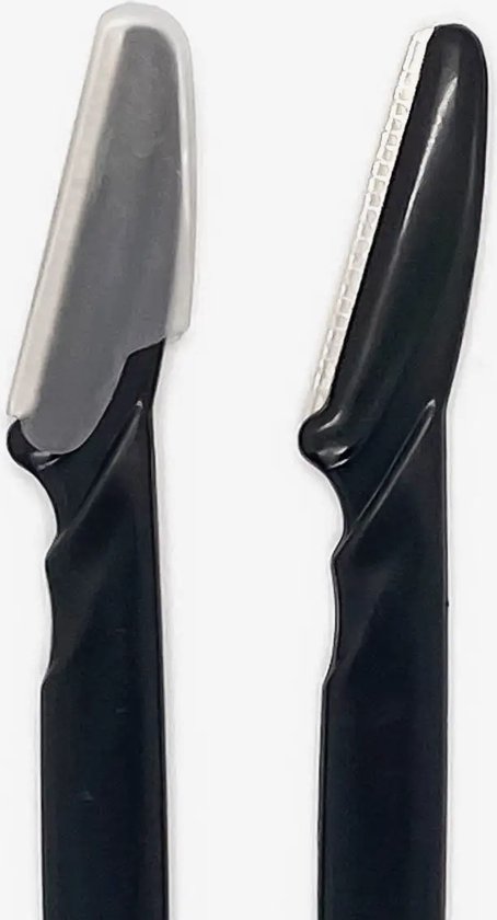 Kitsch eco-friendly dermaplaner | gezicht scheermesjes | zwart | 12 ...