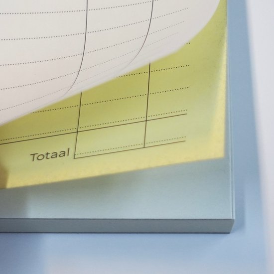 Notablok A6 - 2x50 vel - doorschrijvend - wit & geel vel - 8 bloks in ...