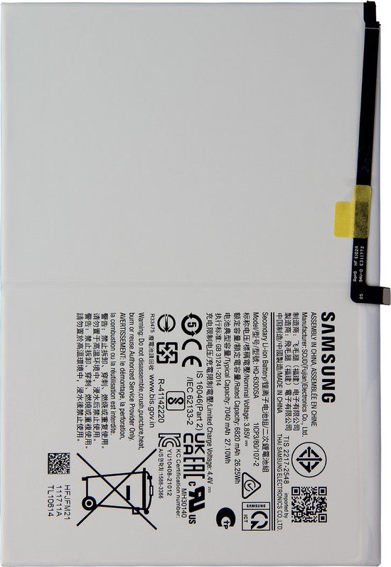 Samsung Galaxy Tab A8 10.5 Interne Batterij 2021 7040 mAh Origineel ...
