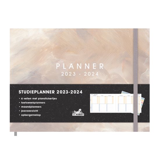 A5 Studieplanner 2023 - 2024 Verfstructuur | bol