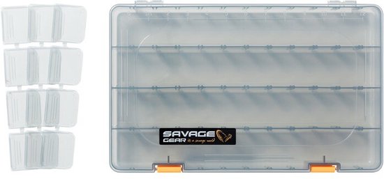 Savage Gear Lure Box 6B Deep Smoke Grey | Tackleboxen | bol