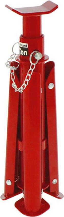 Benson Stevige inklapbare assteunen - 3 ton - set van 2 - rood | bol