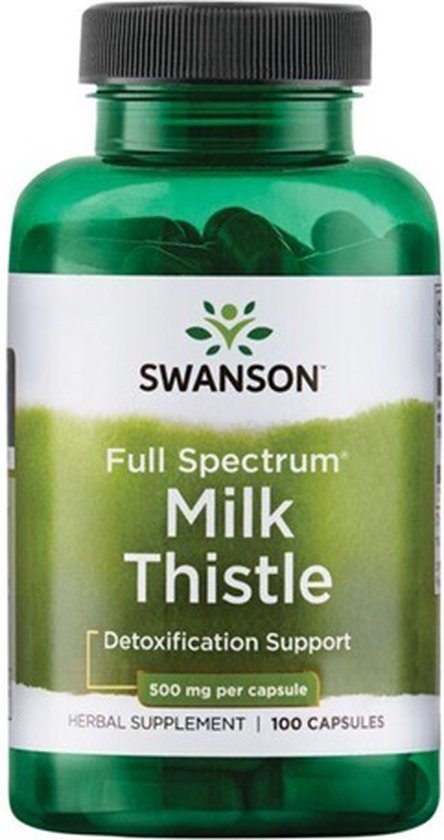 Swanson Health Full Spectrum Milk Thistle 500mg - 100 capsules | bol