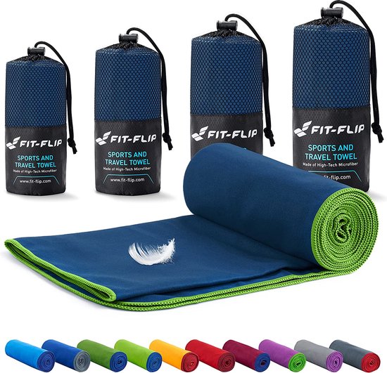 Microfiber handdoek - Ultralicht, compact en sneldrogend - Microfiber ...