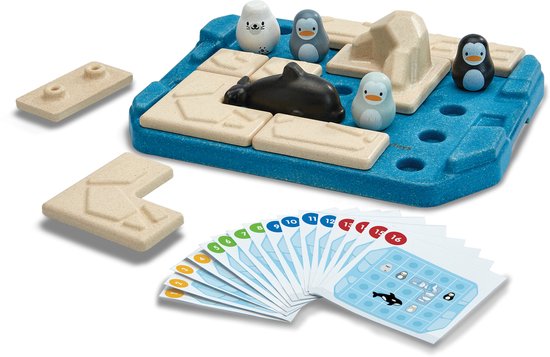 PlanToys Houten Speelgoed Pinguïn vinden Spel | bol.com