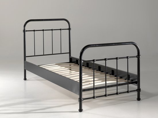 Vipack New York Kinderbed - Metalen Bedframe met Lattenbodem - 90x200 ...