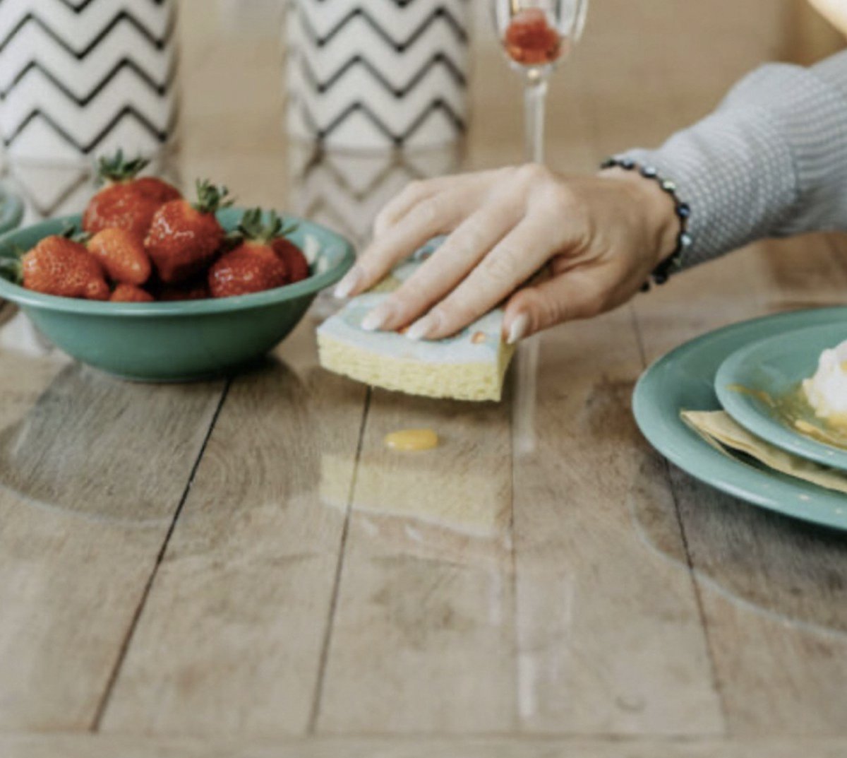 Protège table transparent - Toile cirée transparente - Toile cirée ...