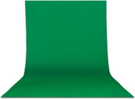 Green screen - Achtergronddoek - Greenscreen - Groen doek - 2 x 3 meter ...