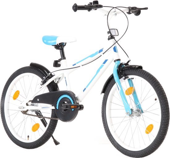 ModernLife' - Kinderfiets 20 inch blauw en wit | bol.com