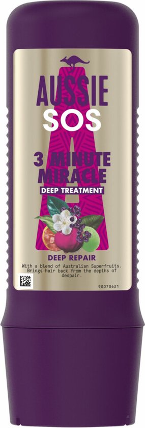 Aussie Haarmasker SOS Deep Repair 3 Minute Miracle Intensieve ...