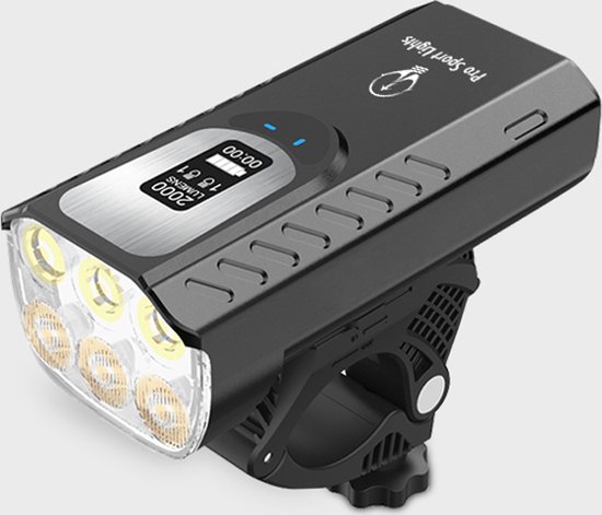 Pro Sport Lights 2000 Lumen Koplamp - usb oplaadbaar fietsverlichting ...