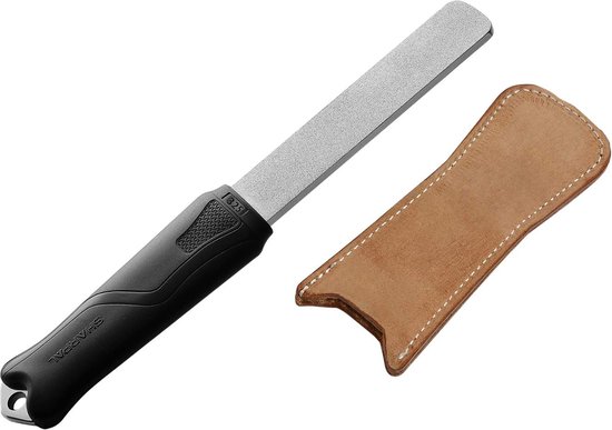 Dual-Grit Diamant slijpsteen met lederen strepen, gereedschapsslijper ...