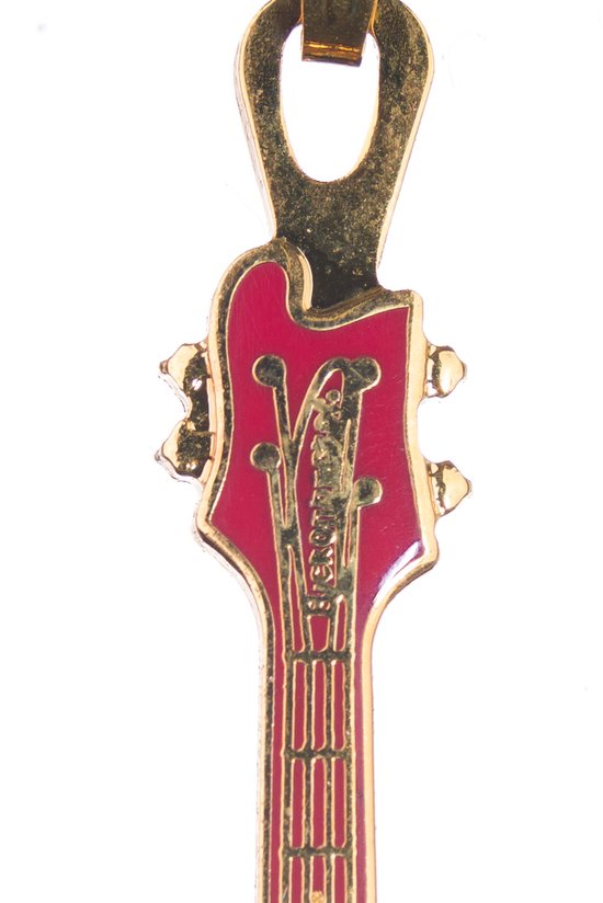 Halsketting Rickenbacker basgitaar, rood met wit pickguard | bol