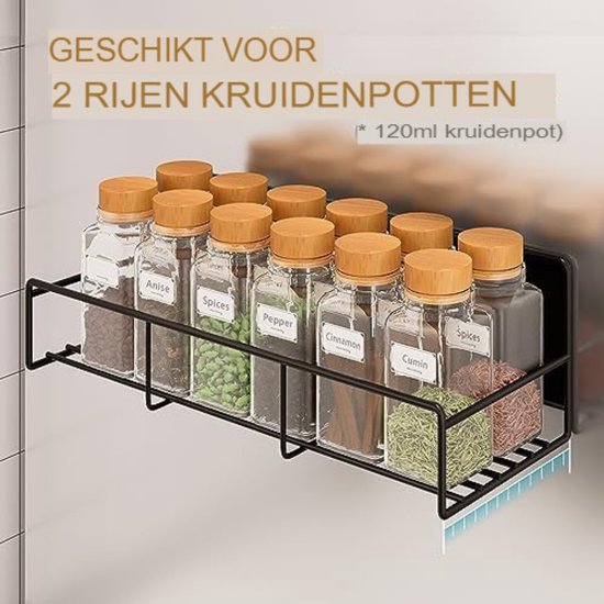 Kruidenrek Ophangbaar - Kruidenrek Voor Kruidenpotjes | bol Kruidenrek Ophangbaar - Kruidenrek Voor Kruidenpotjes | bol