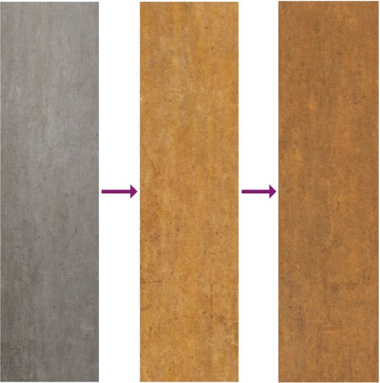 vidaXL - Wanddecoratie - tuin - zonontwerp - 55x55 - cm - cortenstaal | bol