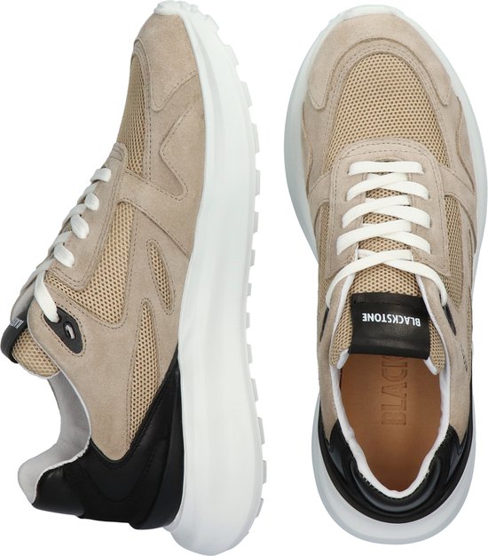 Blackstone Madison - Mouton - Chunky sneaker - Vrouw - Beige - Maat: 38 ...