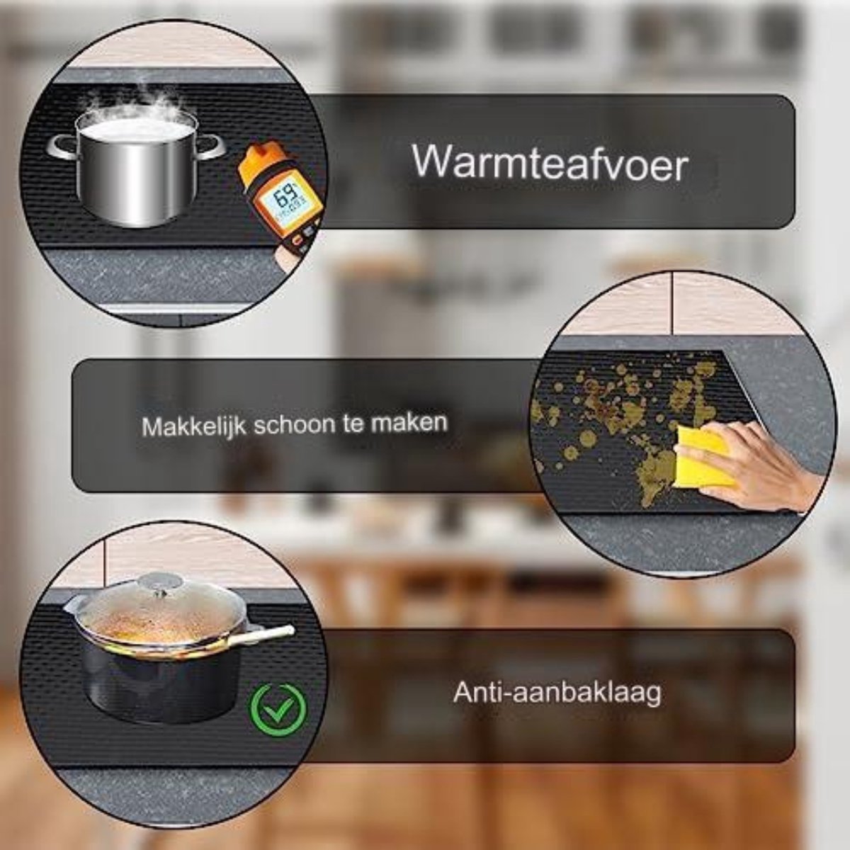 Bescherming inductie kookplaat - Afdekplaat inductie - Inductie ...