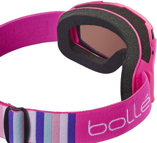 Bollé Rocket Plus Skibril - Roze | Categorie 3 | bol