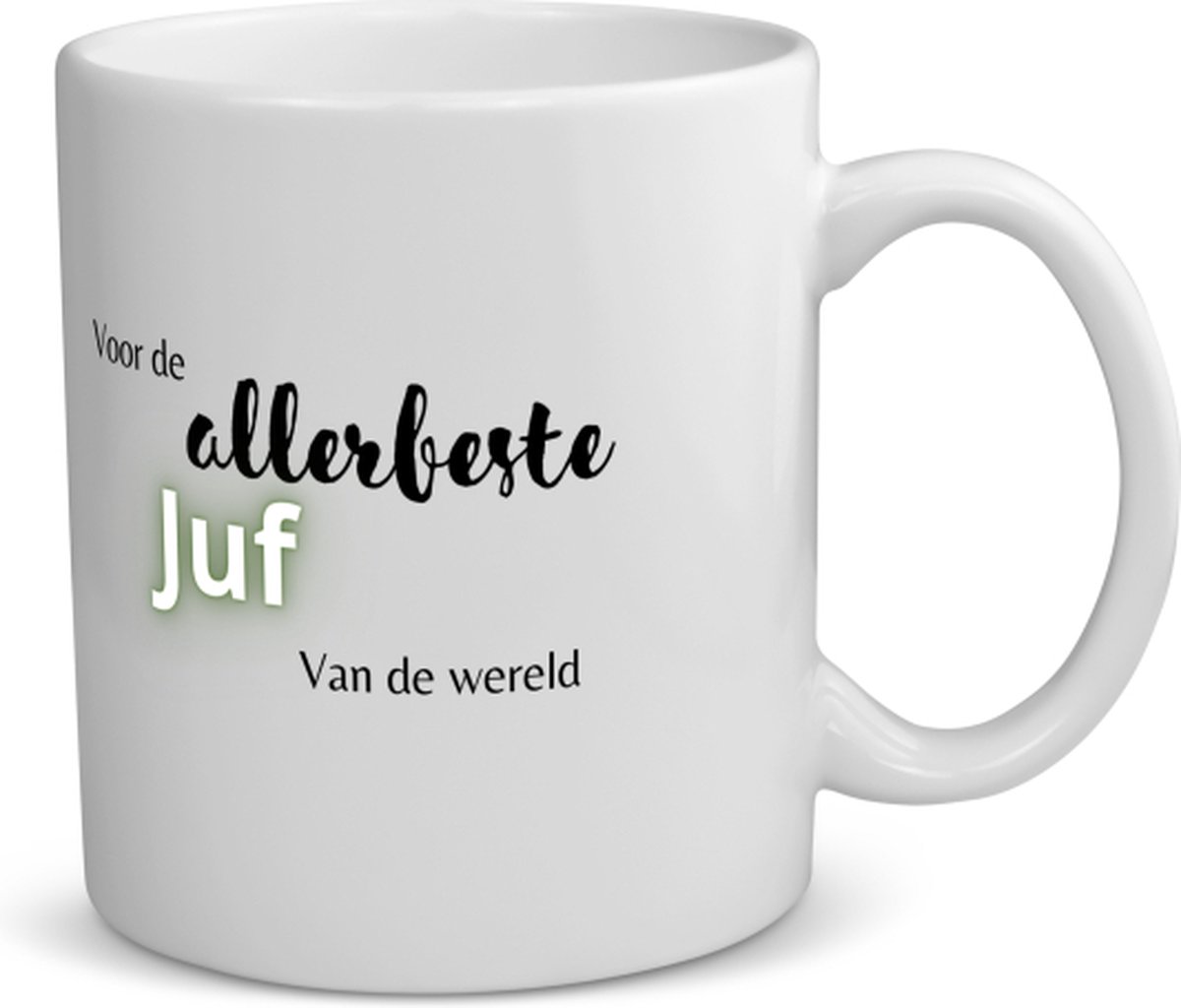 Akyol - voor de allerbeste juf van de wereld koffiemok - theemok - Juf ...