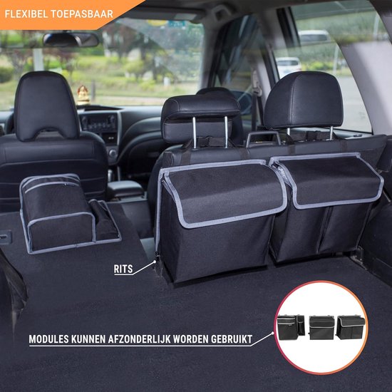 kofferbak organizer auto met klittenband SUV Van • kofferbaktas met ...