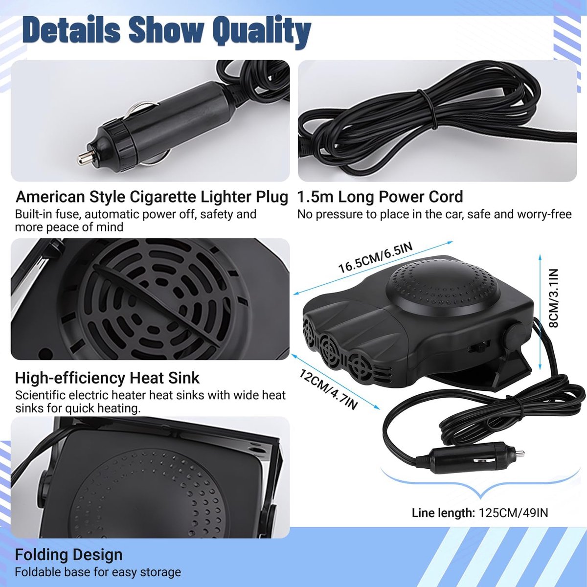 Auto Verwarming - Auto Kachel - Auto heater - Voorruitverwarming - Auto ...