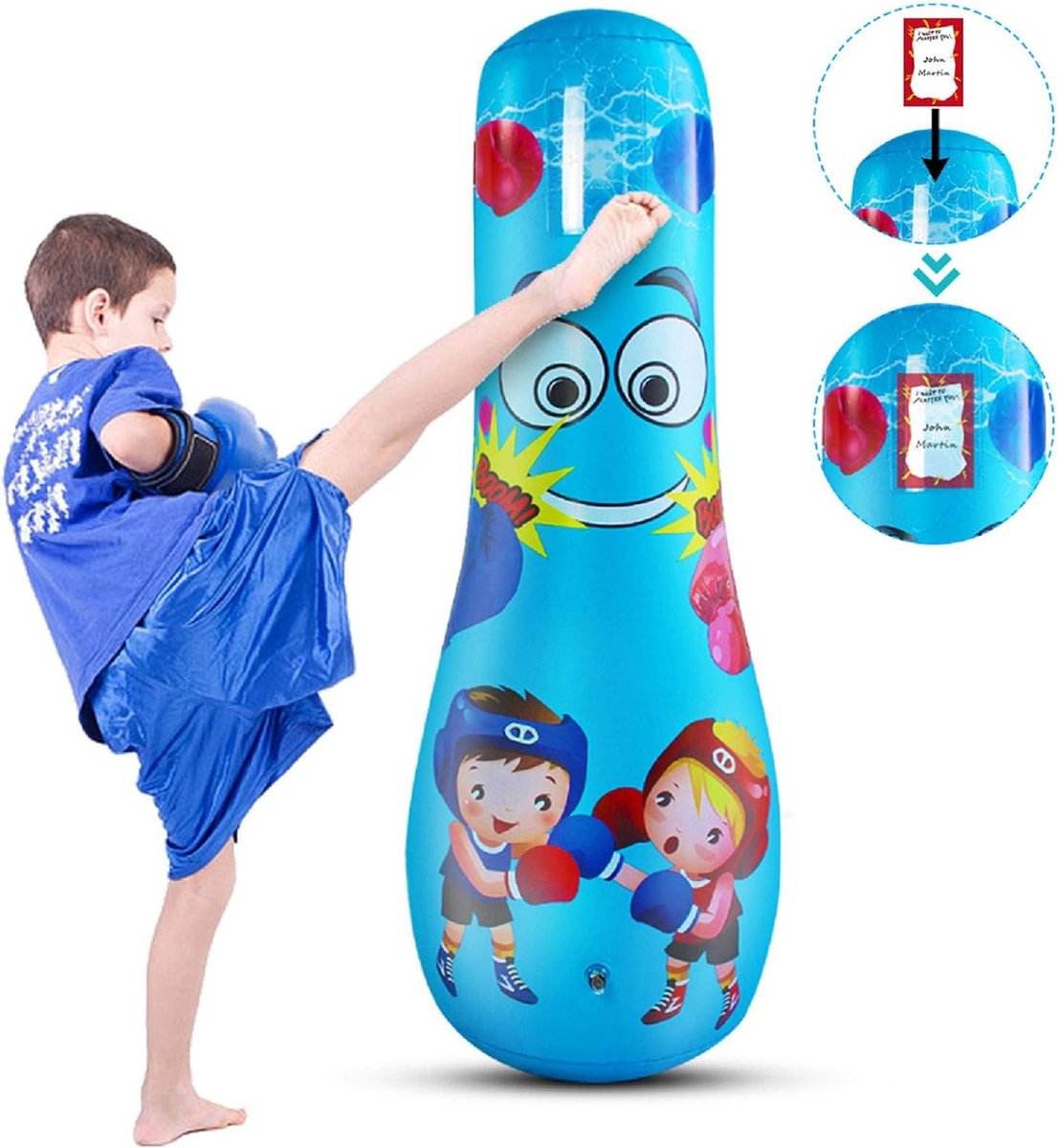 Boksbal - Boksset - Bokszak - Inclusief Voetstuk - Voor Binnen en ...