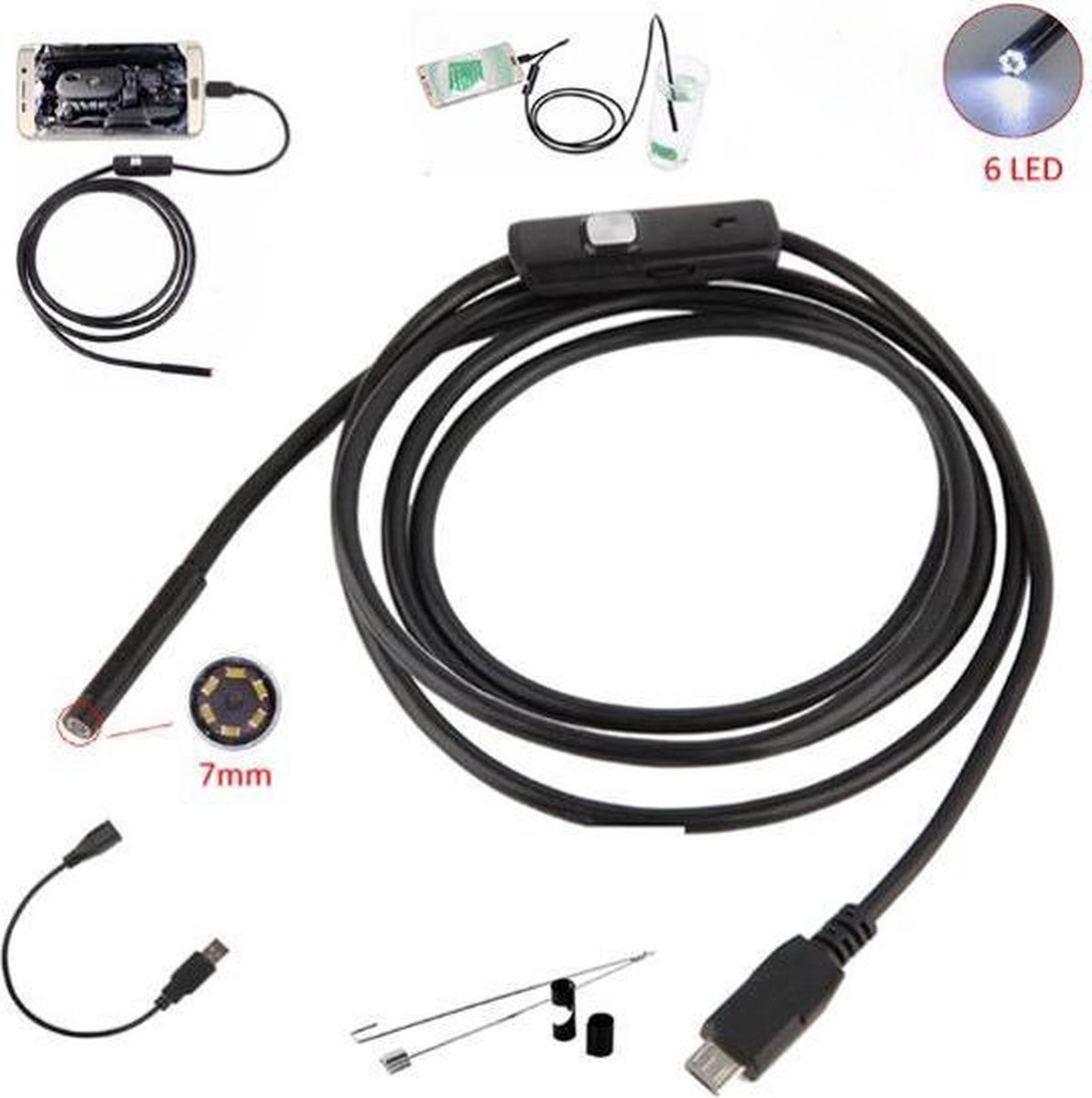 Premium Endoscoop Camera Voor Android Smartphone - Endoscoop ...