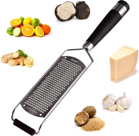 Kaasrasp, parmezaanse rasp, citroenrasp met groot en scherp ...