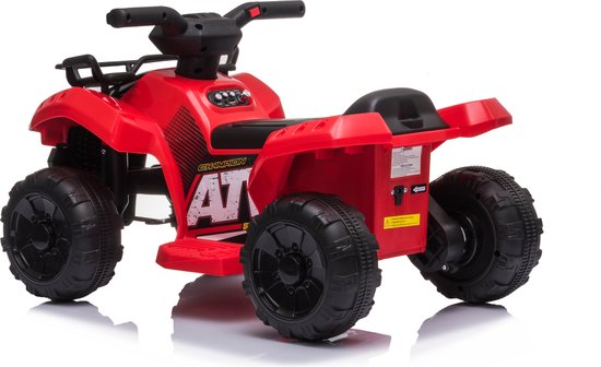 Elektrische Quad 6v rood voor kinderen - Elektrische kinder quad accu ...