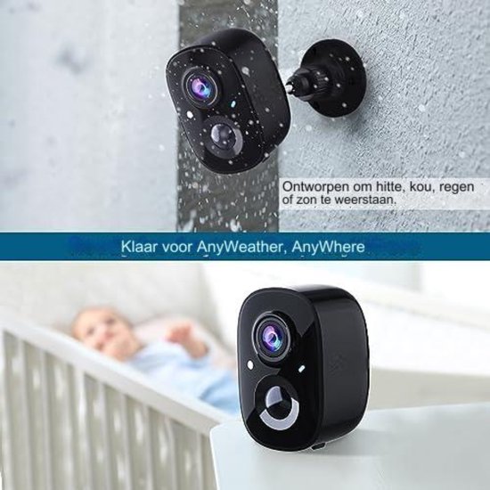 Camerabewaking Draadloos - Beveiligingscamera Draadloos Buiten ...