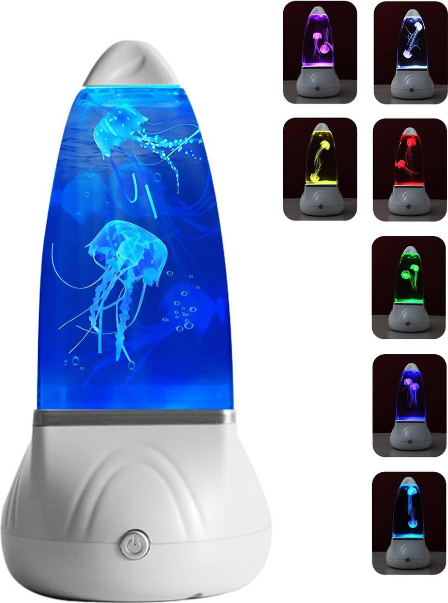 Lavalamp voor Kinderen - 7 Kleuren - Wit - Lavalamp - Lava Lamp ...