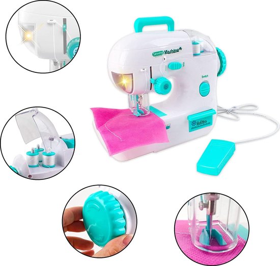 Bolture Kindernaaimachine - Mini Naaimachine voor Kinderen vanaf 8 Jaar ...