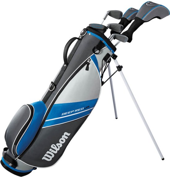 Wilson Deep Red 9-Delige Junior Golfset (8-11 Jaar) Blauw | bol
