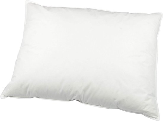 Kussen - Hotelkwaliteit kussen met dons en veren - Wit - 60x80 cm | bol