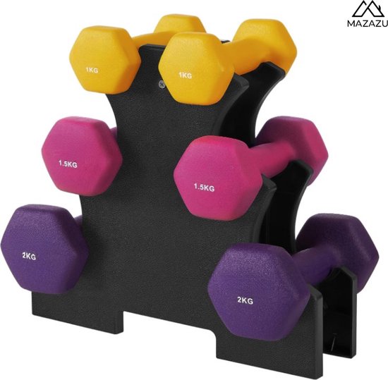 MIRA Home - Dumbbells - Halterset - Fitness - Gym - Gewichten - Set van ...