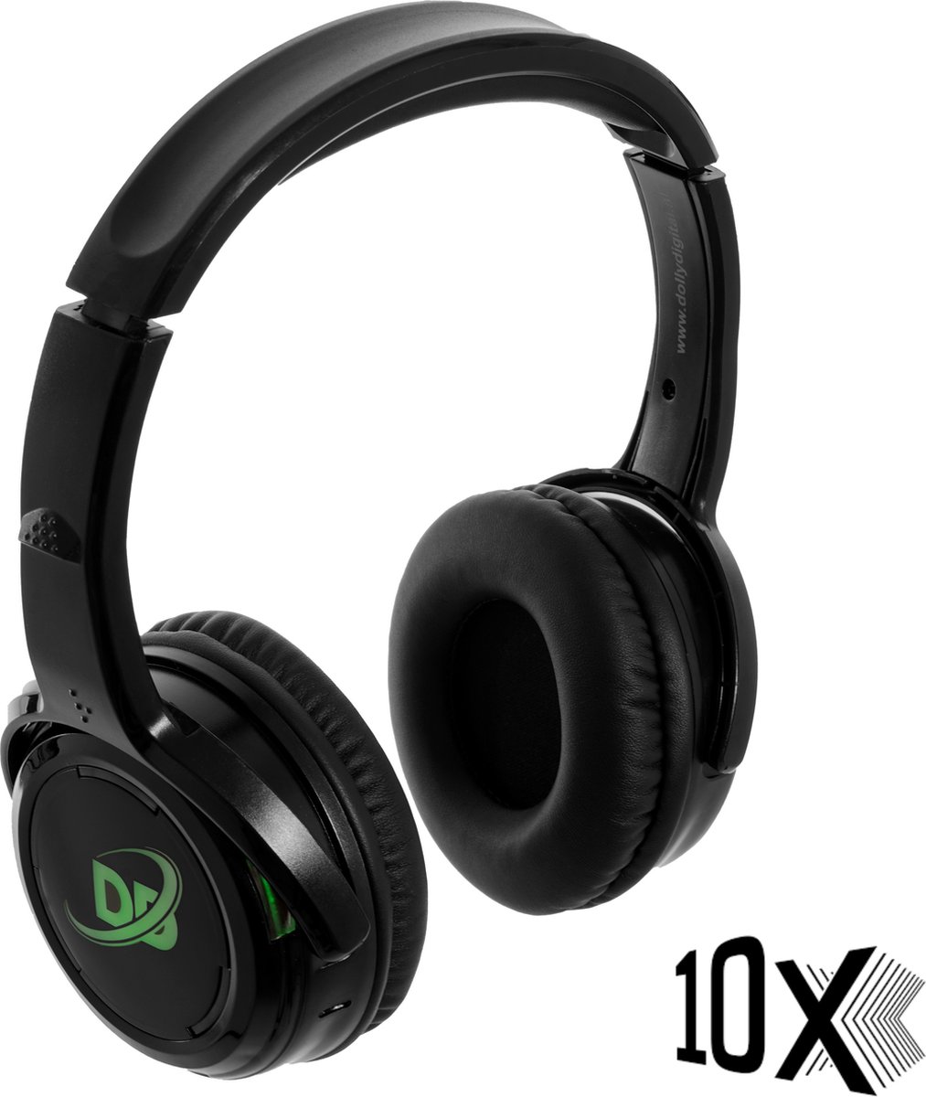 Silent Disco set 10 oplaadbare headsets en zender compleet | Origineel ...