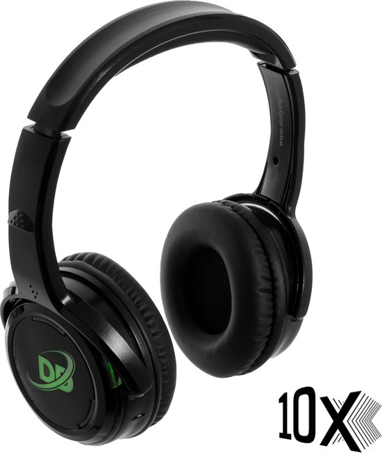 Silent Disco set 10 oplaadbare headsets en zender compleet | Origineel ...