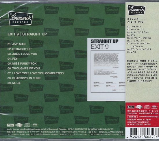 Exit 9 - Straight Up (CD), Straight Up | Muziek | bol