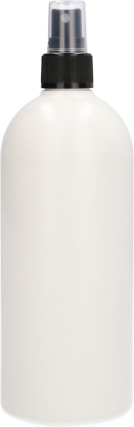 6x Gerecyclede Plastic Fles 500 ml Spraypomp - Basic Round - HDPE ...