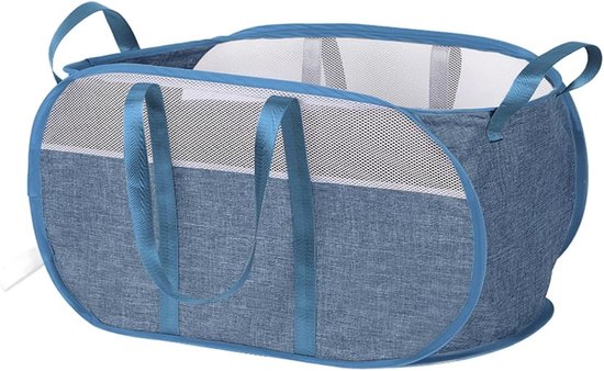 Grote opvouwbare wasmanden met handvat, Pop-up draagbare wasmand, Opvouwbare... | bol