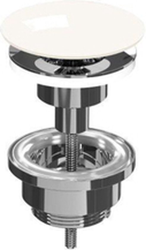 INK Stop&Go afvoerplug - klikwaste - wit glans | bol