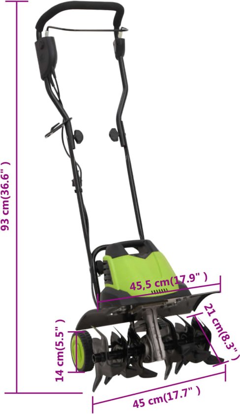 vidaXL Tuinfrees - Tuinfrezen - Bodemfrees - Grondfrees - Tuinfrees met ...