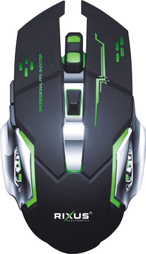 Rixus - Wireless Gaming Mouse - Gaming - Draadloos - Oplaadbaar ...