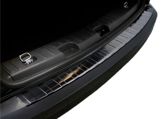 Zwart RVS Achterbumperprotector passend voor Volkswagen Caddy V 2020 ...