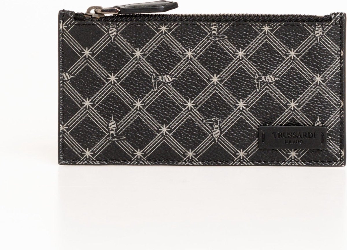 Trussardi - Black Pvc Wallet | bol.com