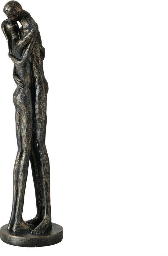 Boltze - Man - Vrouw - Beeld - 31cm - Polyresin - Liefde - Oud Bruin ...