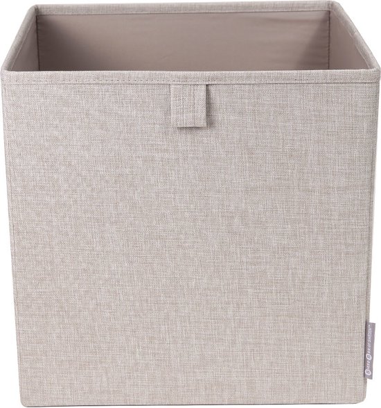 Bigso Box of Sweden Stoffen opbergkubus met deksel grijs - Grijs ...