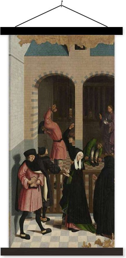 Posterhanger incl. Poster - Schoolplaat - De zeven werken van ...