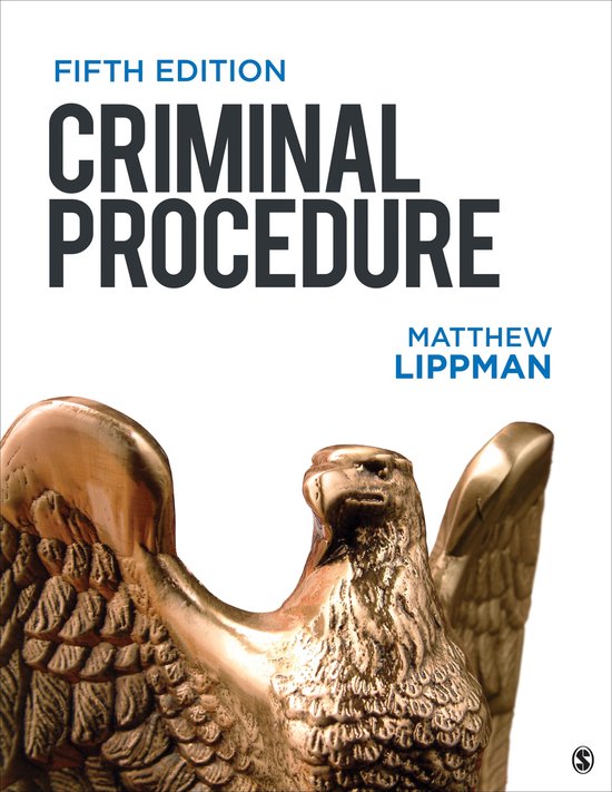 Criminal Procedure (ebook), Matthew Lippman | 9781071845677 | Boeken ...